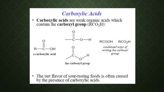 Reactions of carboxylic acids | PPTX | Chemistry | Science