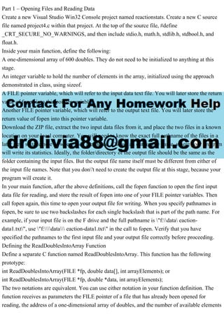 Reaction StatisticsBackgroundWhen collecting experimental data f.pdf | Programming Languages ...