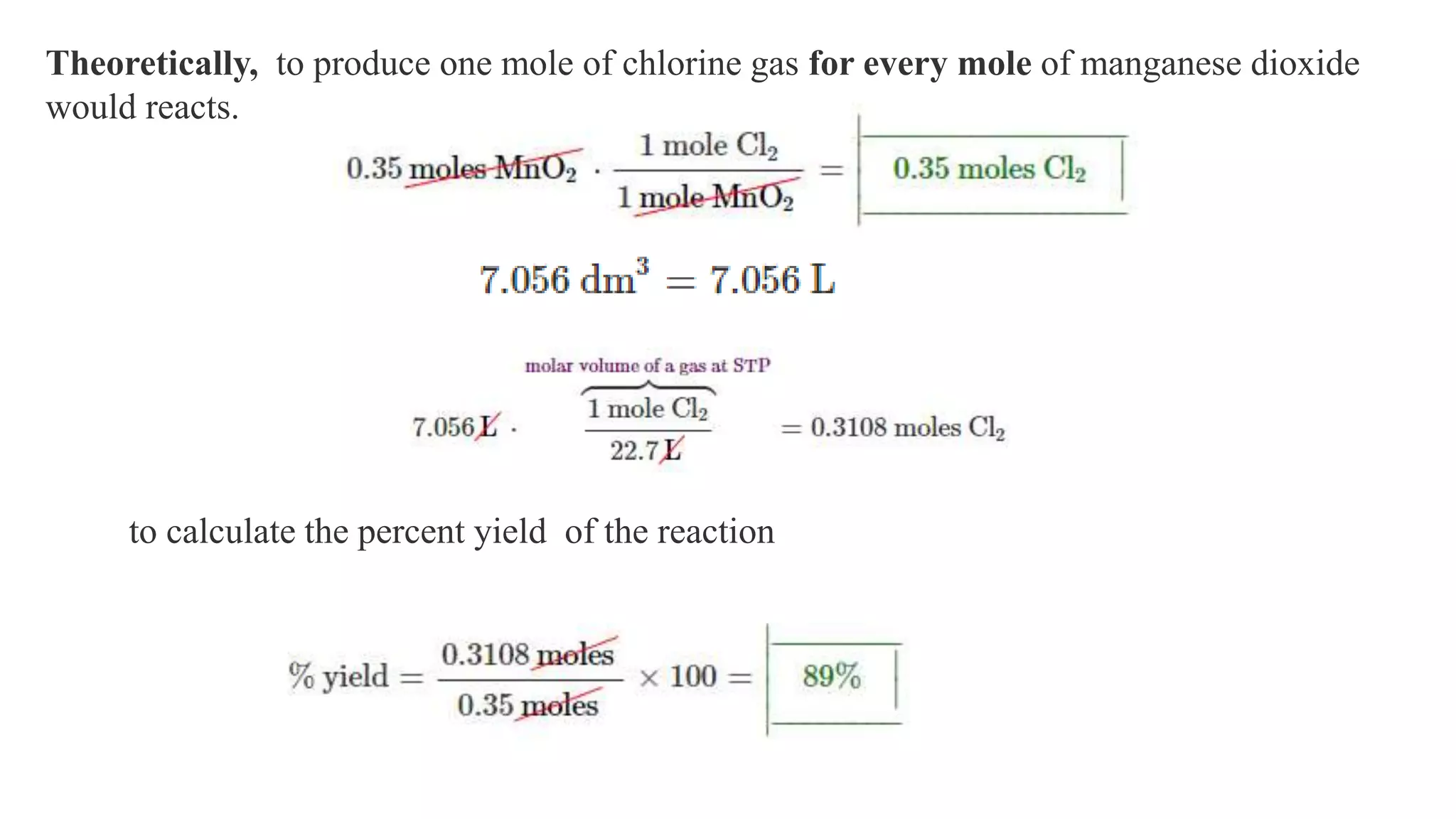 Chemical Reaction Stoichiometry | PPTX | Chemistry | Science
