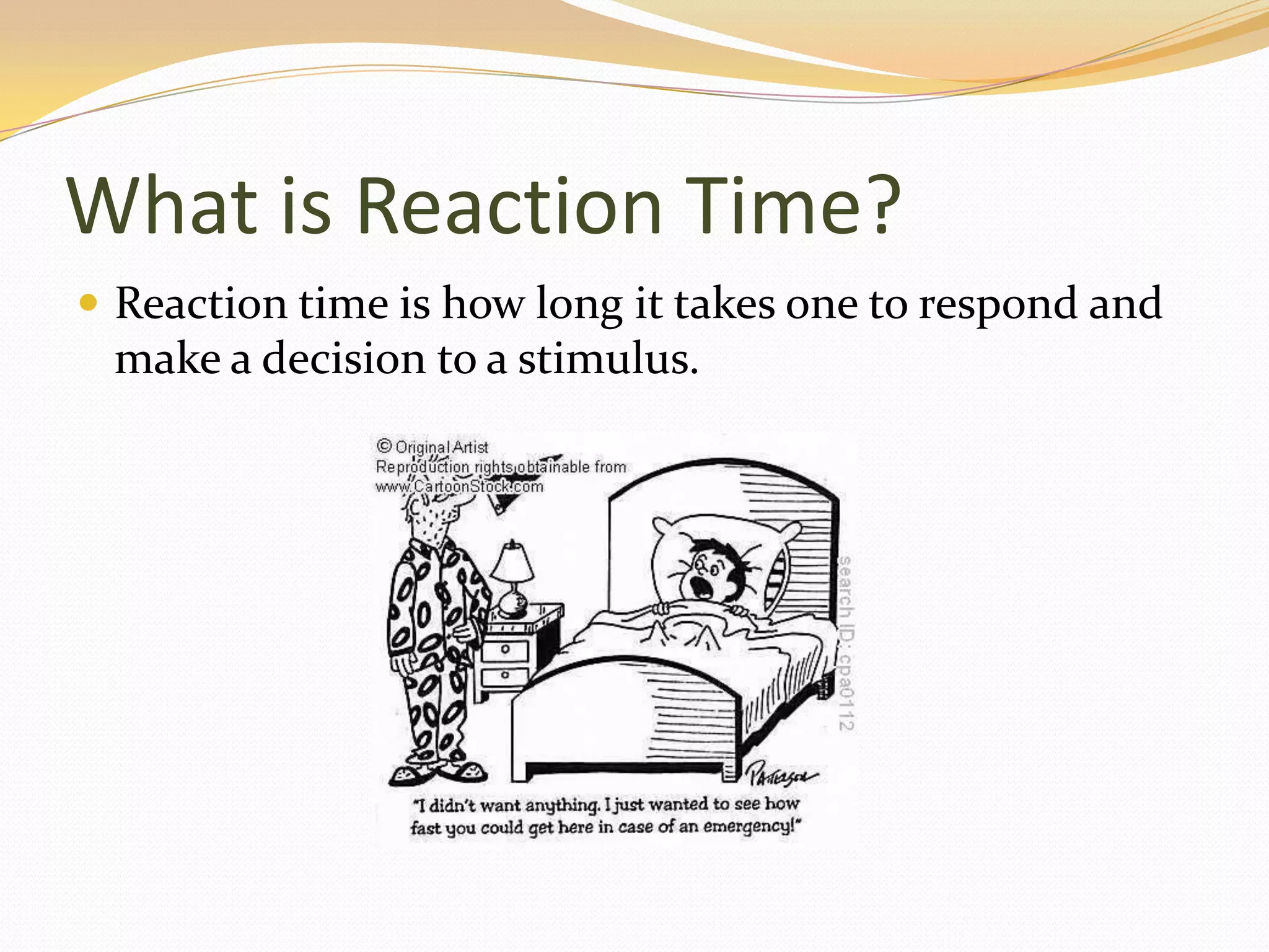 Reaction time | PPTX
