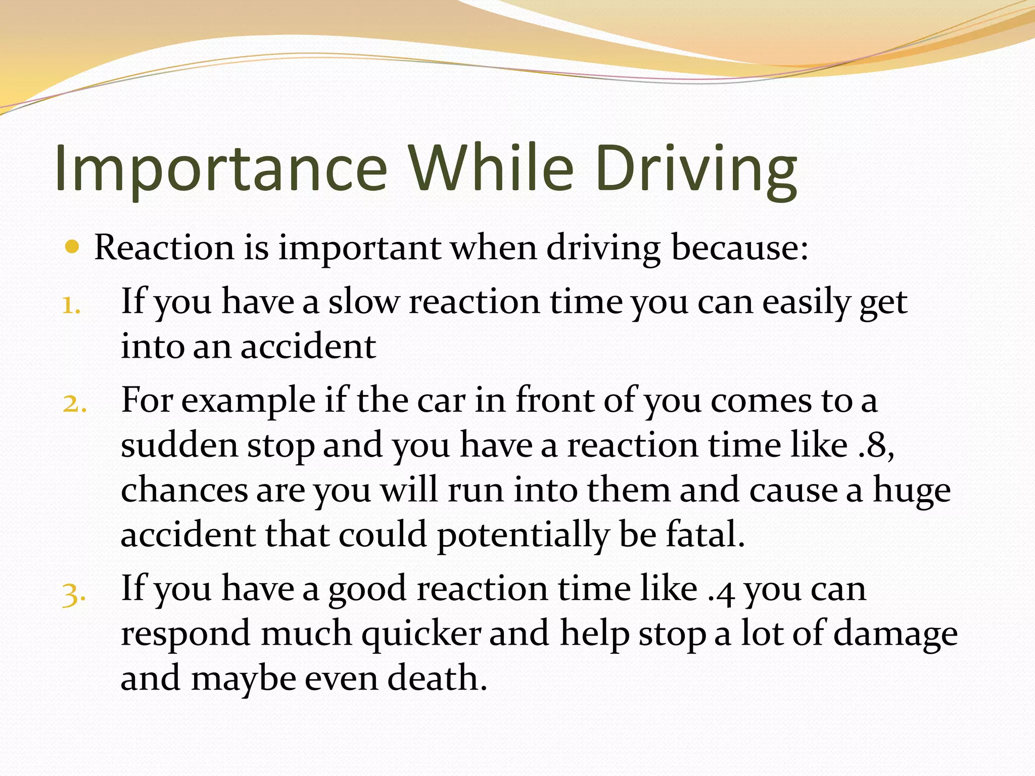 Reaction time | PPTX