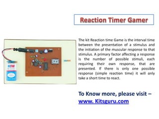 Reaction timer gamer | PPT