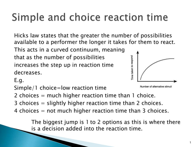 Reaction time theories | PPT