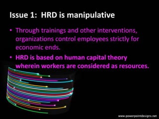 Reaction to HRD Issues | PPT