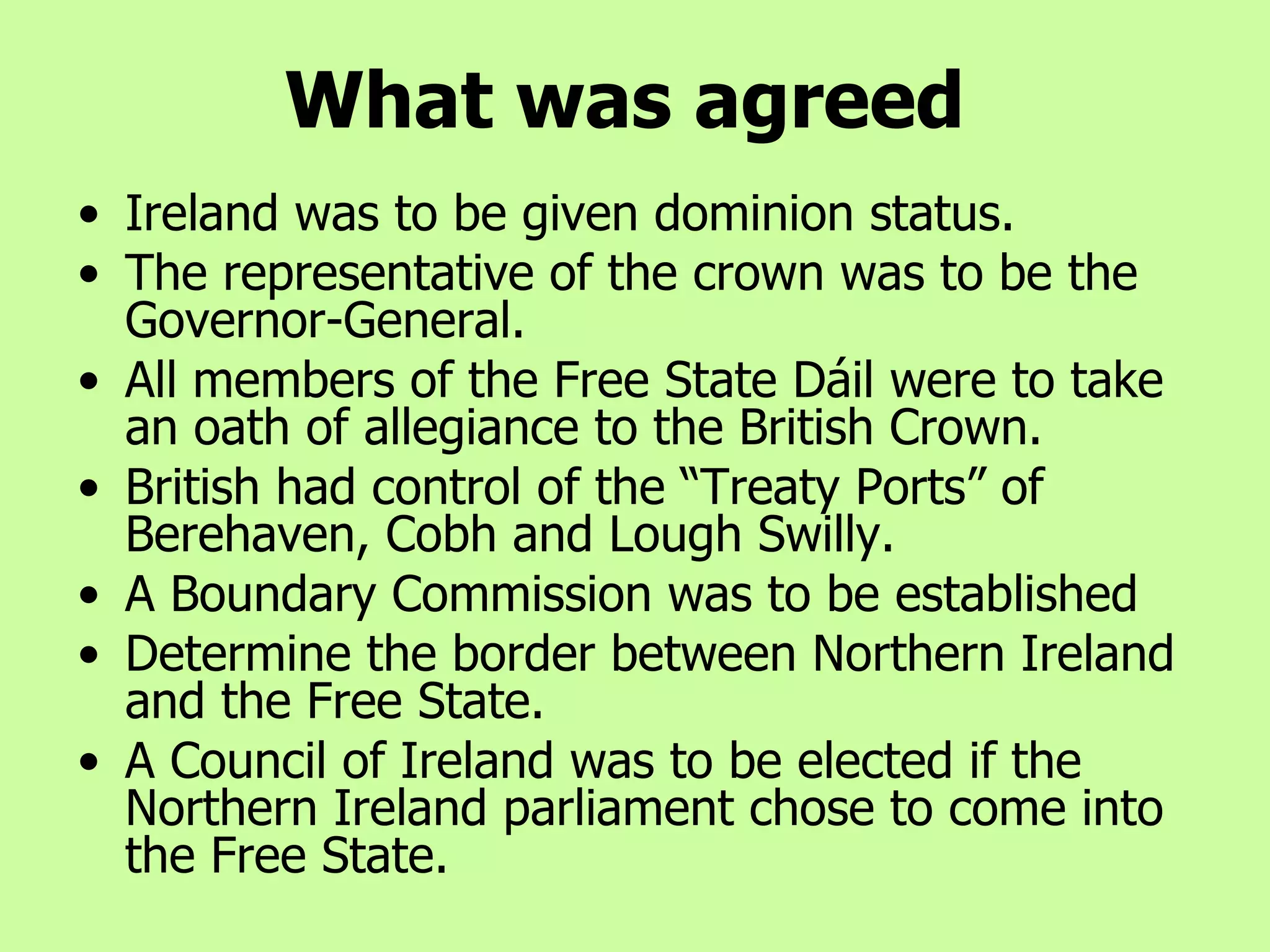 Reaction to the treaty | PPT