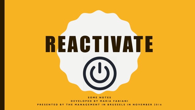 Reactivate - EU job mobility preparatory action | PPT
