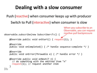 Reactive Programming for a demanding world: building event-driven and ...