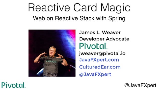 Reactive Card Magic Understanding Spring Webflux And Project Reactor Ppt Free Download