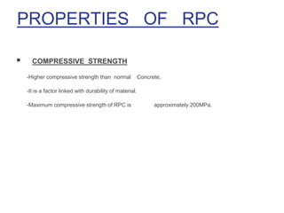 Reactive powder-concrete | PPTX
