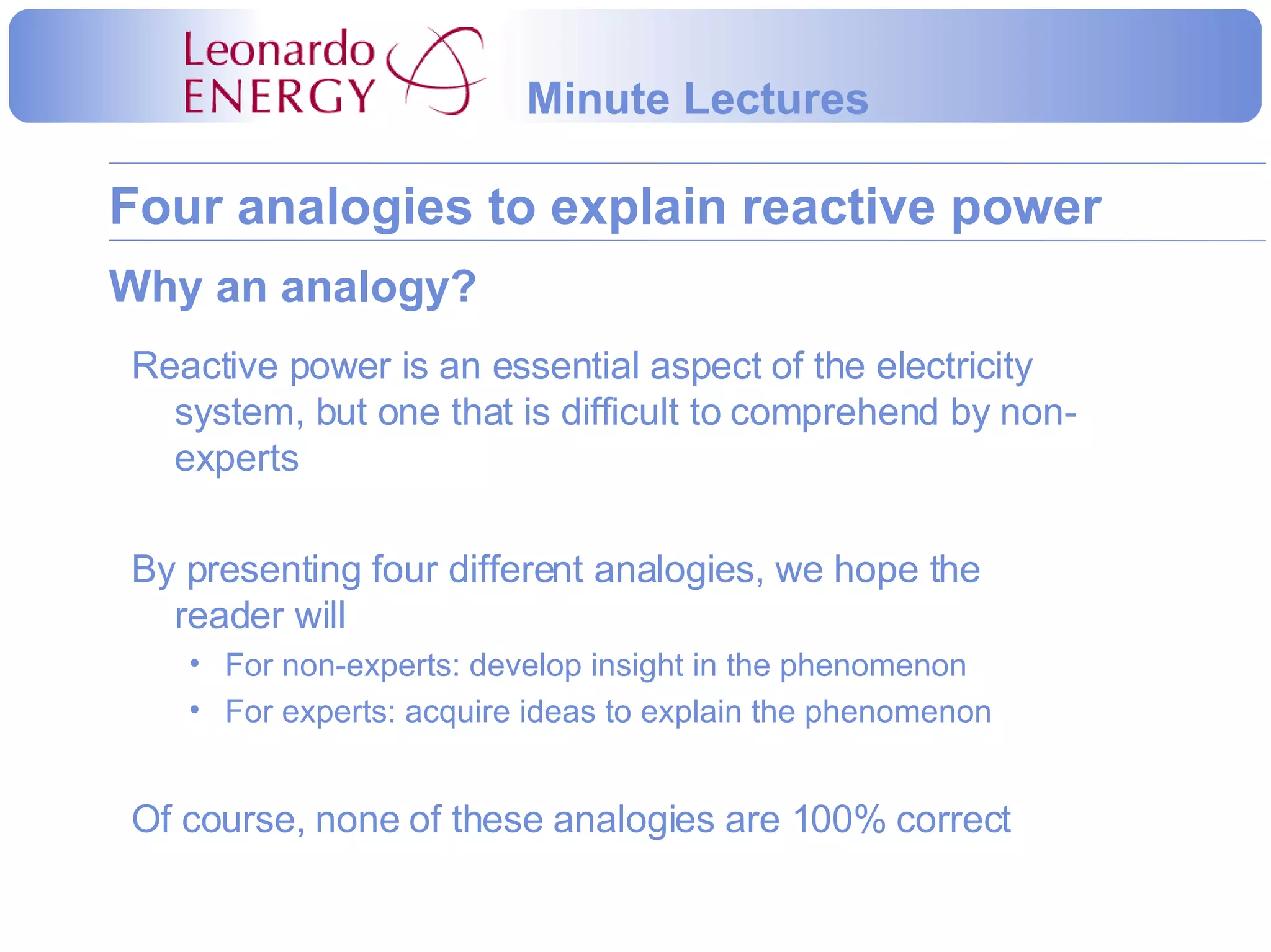 Reactive power | PPT