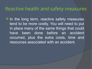 reactive proactive methods FOR INDUSTRIAL SAFETY | PPTX