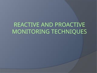 reactive proactive methods FOR INDUSTRIAL SAFETY | PPTX