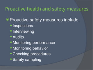 Reactive Proactive Safety