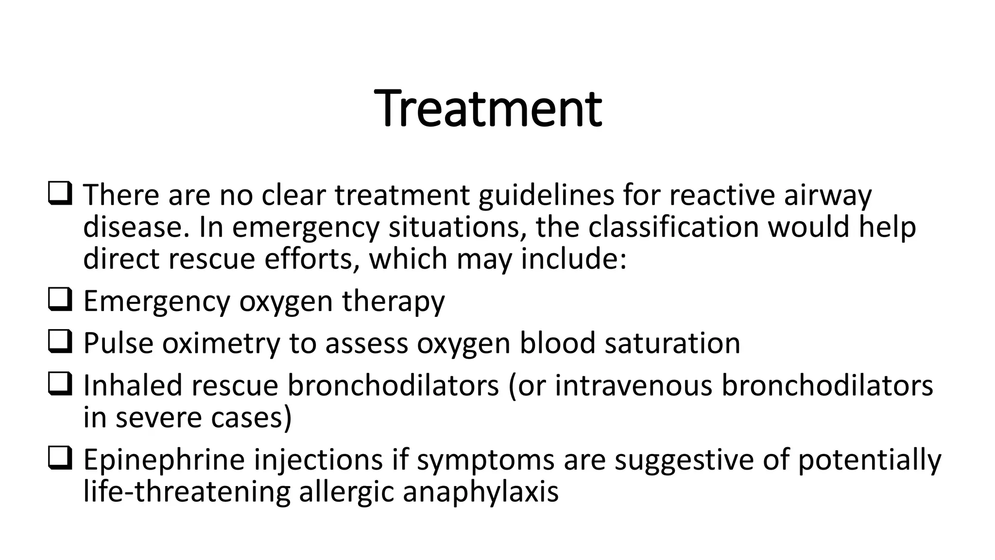 Reactive airway disease | PDF
