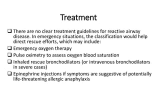 Reactive airway disease | PDF