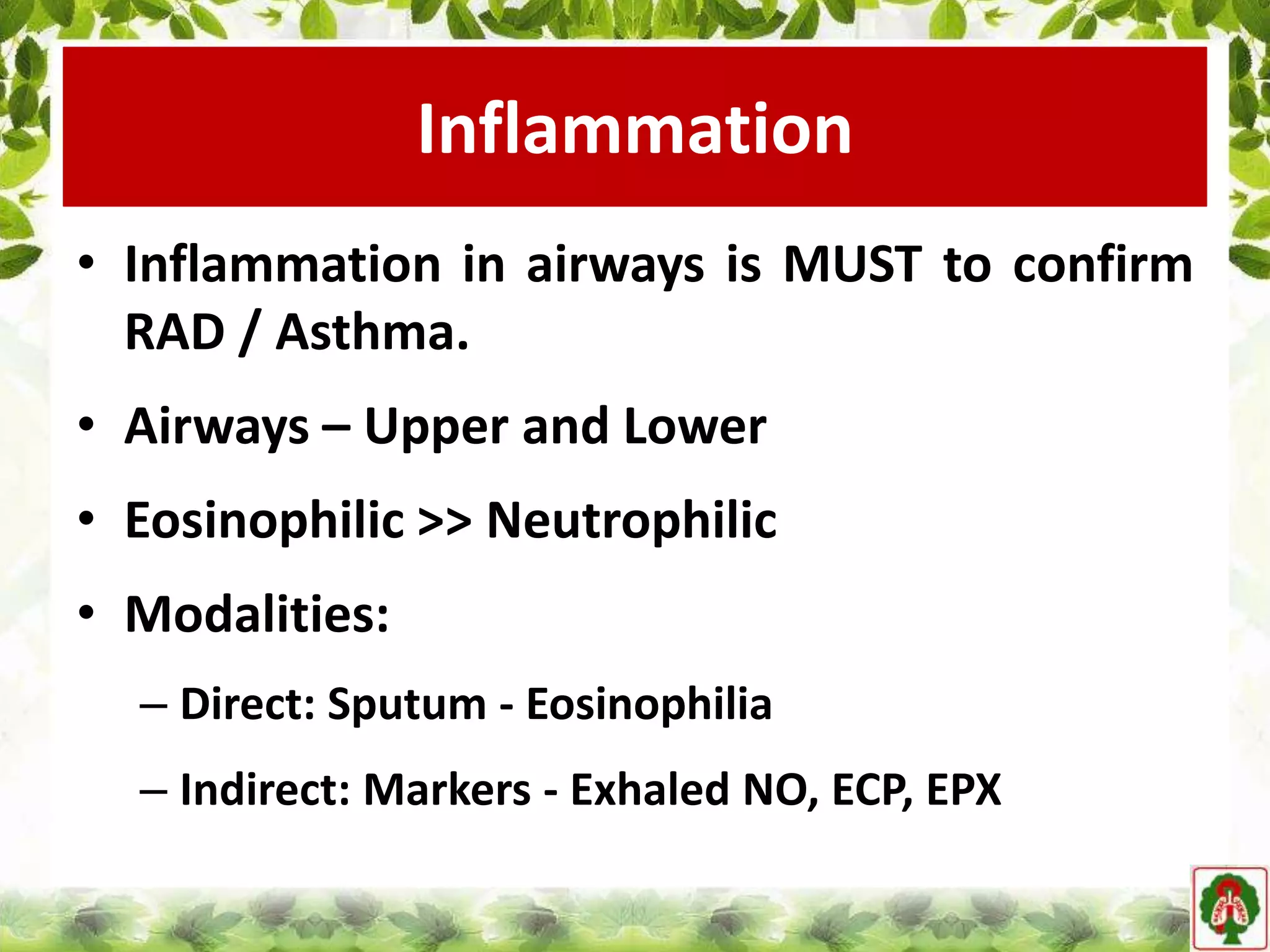 Reactive airway diseases_2018_pmm | PPTX