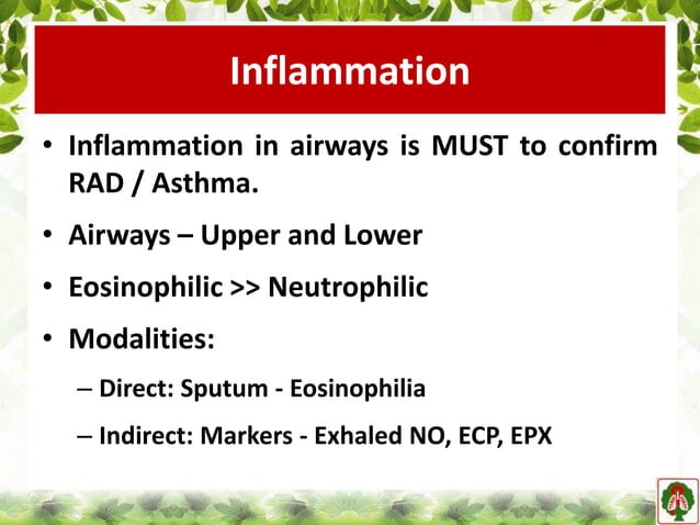 Reactive airway diseases_2018_pmm | PPTX