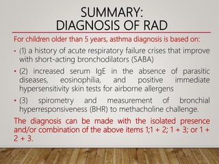 Reactive airway obstruction in children detection management_2018_pmm ...