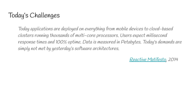 Reactive Applications in Java | PPT