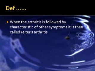 Reactive Arthritis | PPTX