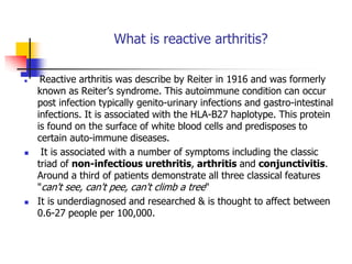 Reactive arthritis | PDF
