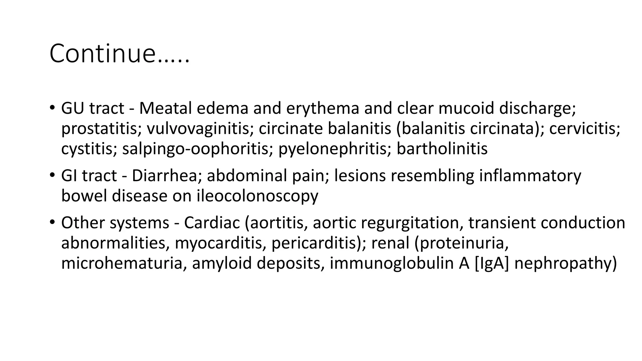 Reactive arthritis | PPTX