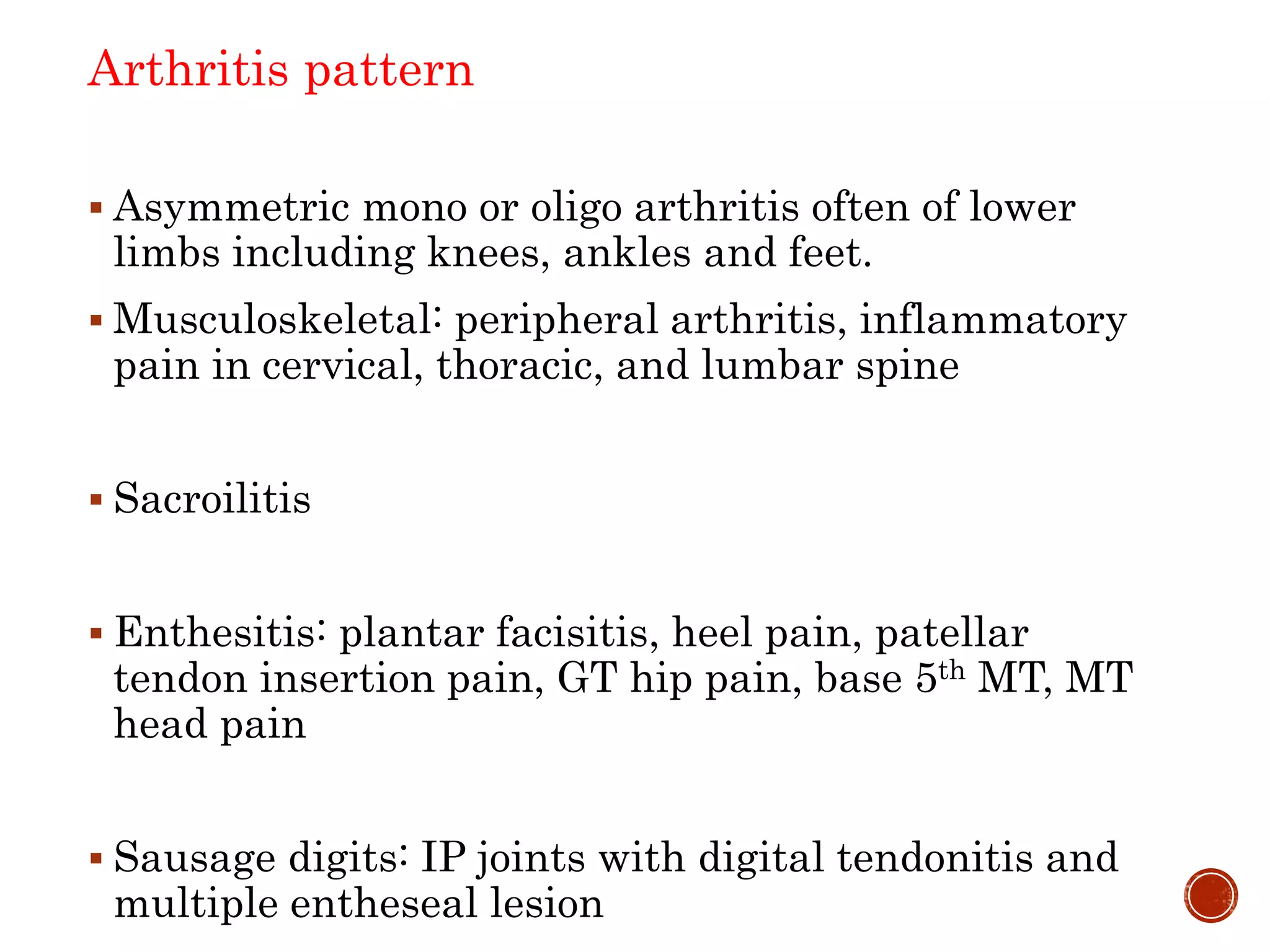 Reactive arthritis | PPT