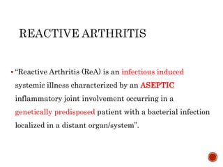 Reactive arthritis | PPT