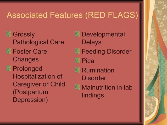 Reactive attachment disorder | PPT