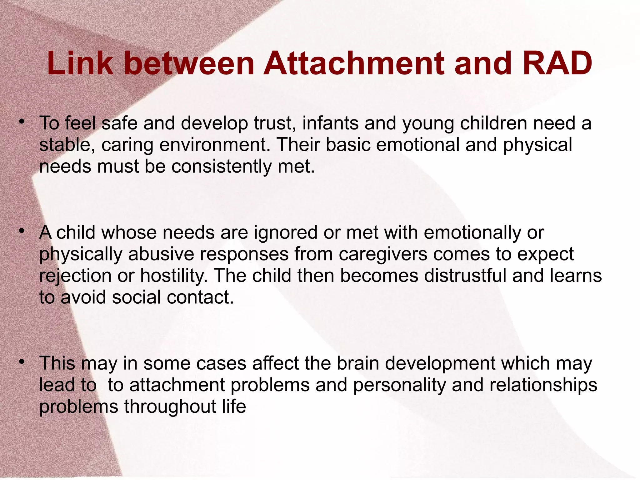 Reactive attachment disorder_presentation_psych_dr.martinez | PPT