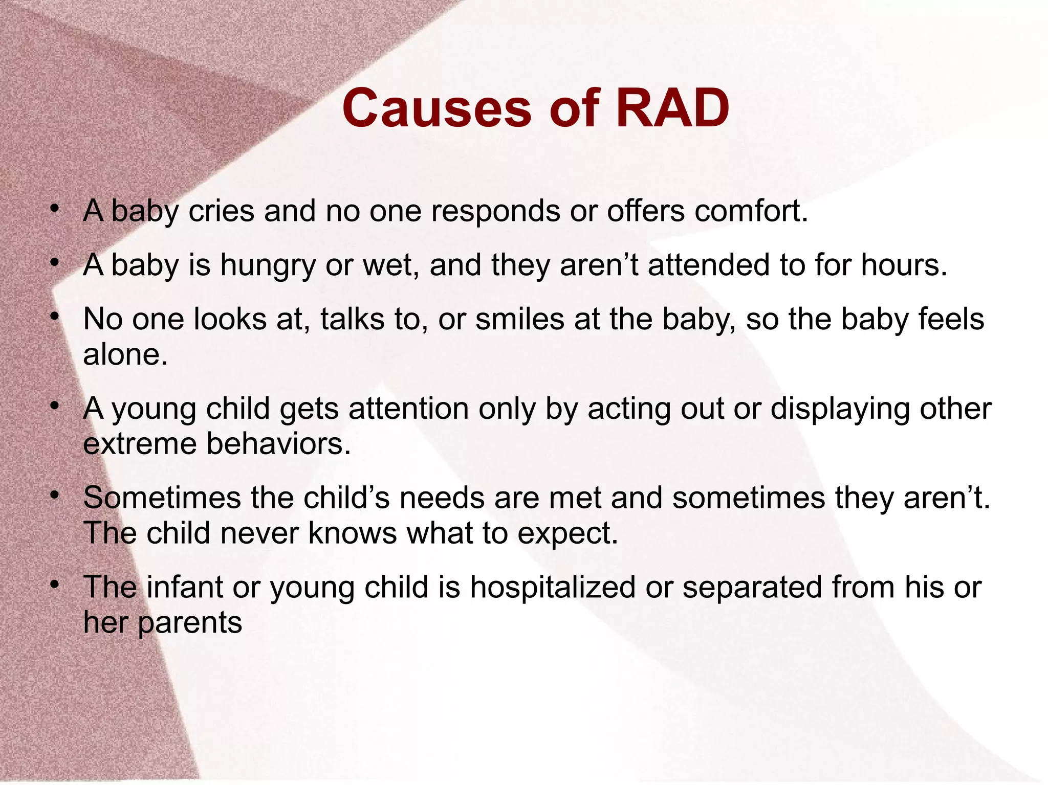 Reactive attachment disorder_presentation_psych_dr.martinez | PPT
