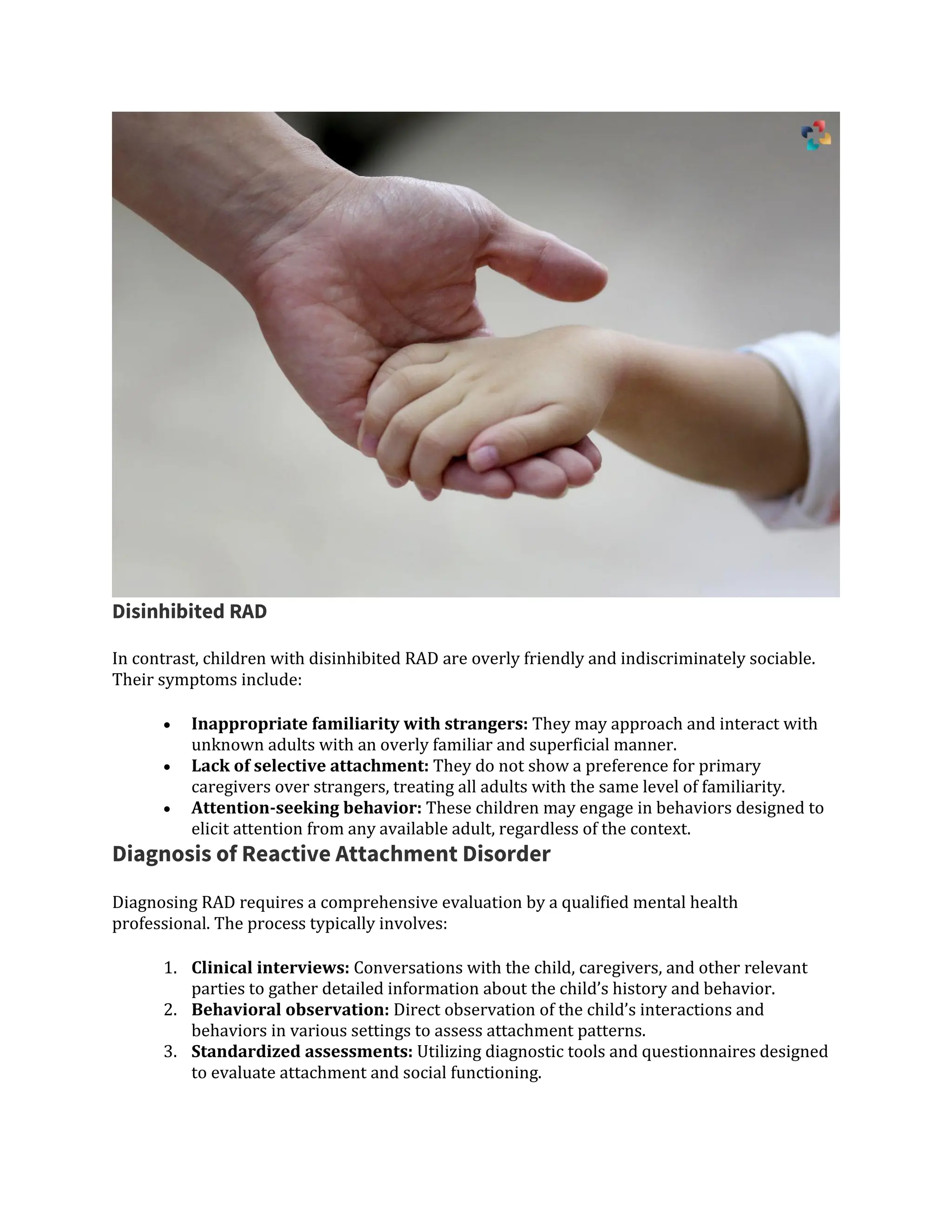 Reactive Attachment Disorder (RAD): Causes, Symptoms, Diagnosis, and ...