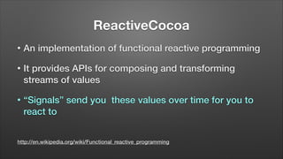 Reactive Cocoa Lightning Talk | PPT