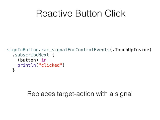 Reactive cocoa made Simple with Swift | PDF | Programming Languages ...
