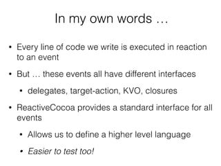 Reactive cocoa made Simple with Swift | PDF | Programming Languages | Computing