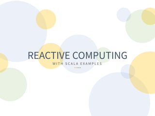 Reactive computing | PDF