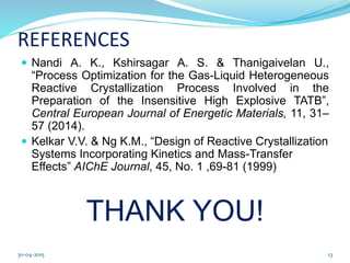 Reactive crystallization | PPTX