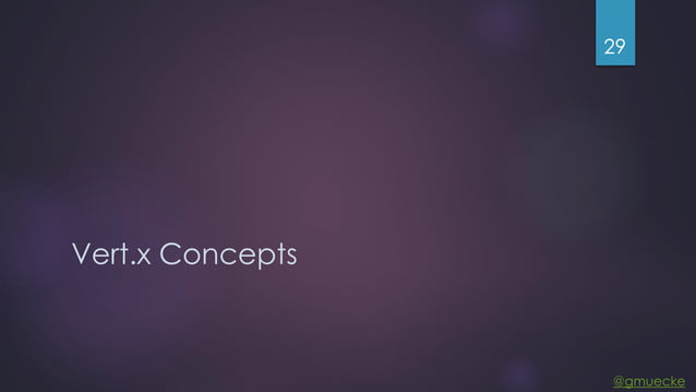 Reactive data analysis with vert.x | PPT