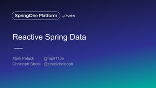 Reactive Data Access with Spring Data | PPTX