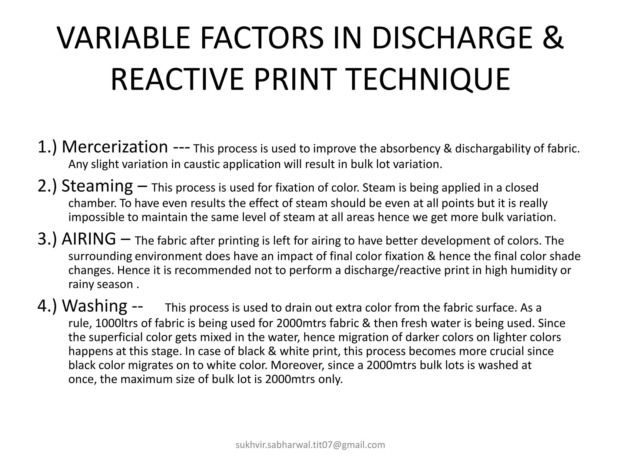 Printing-Reactive & Discharge print Presentation By Sukhvir Sabharwal ...