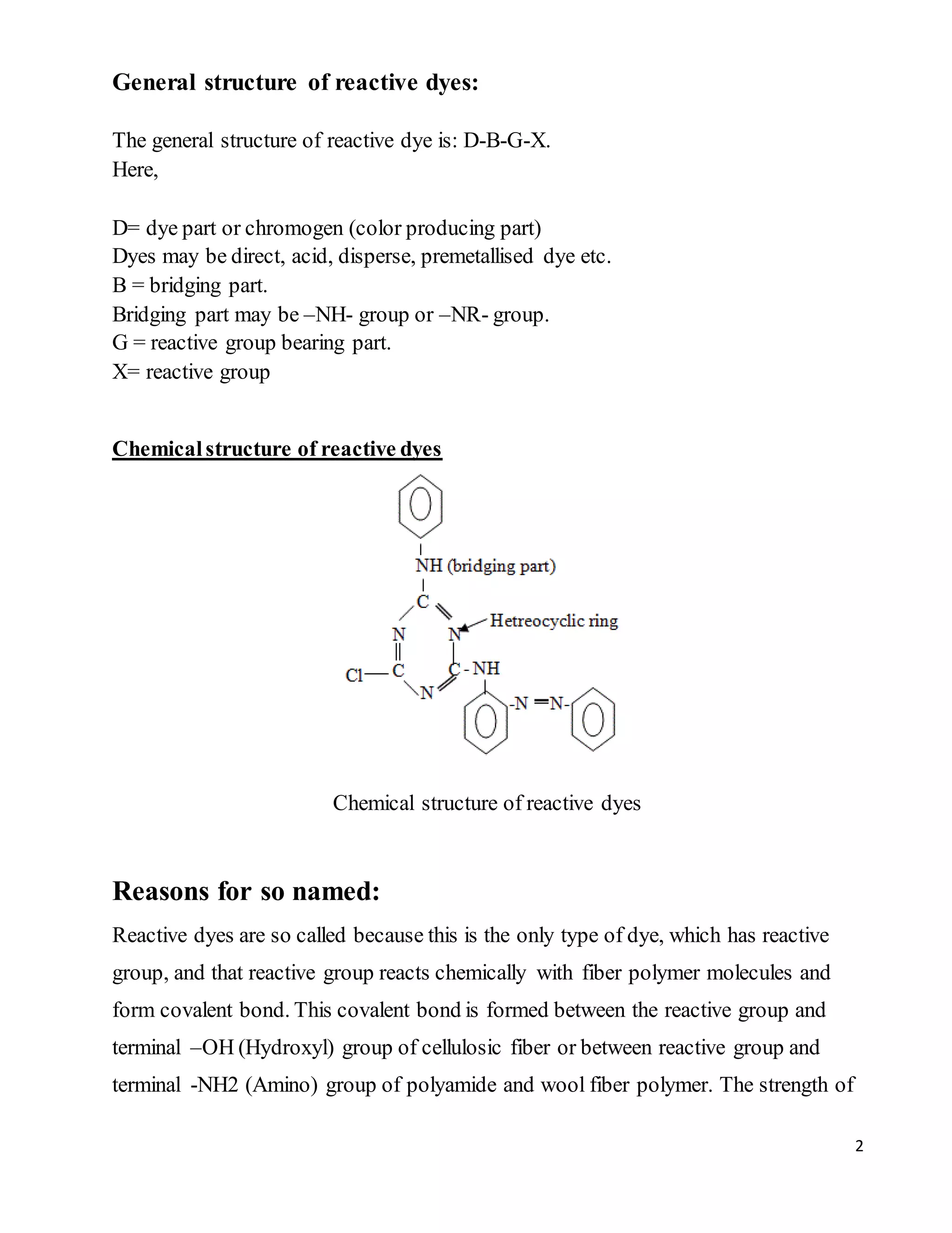 Reactive Dye (Full PDF) | DOCX