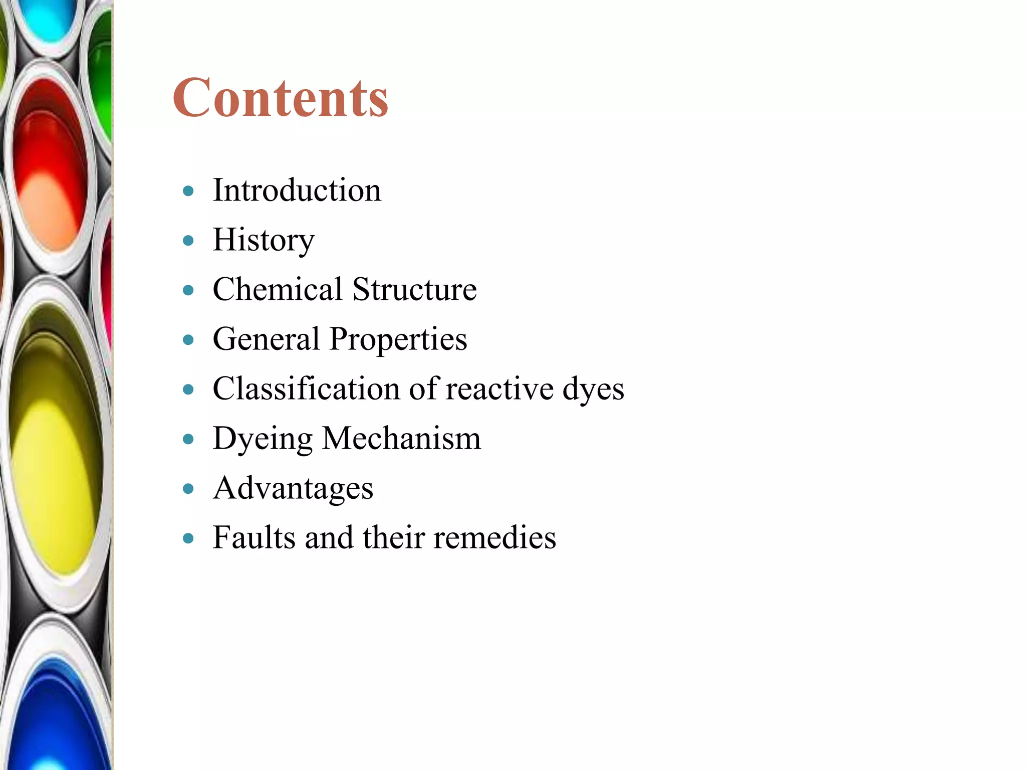 Reactive dyes | PPTX