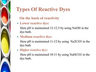 Reactive dyes | PPT