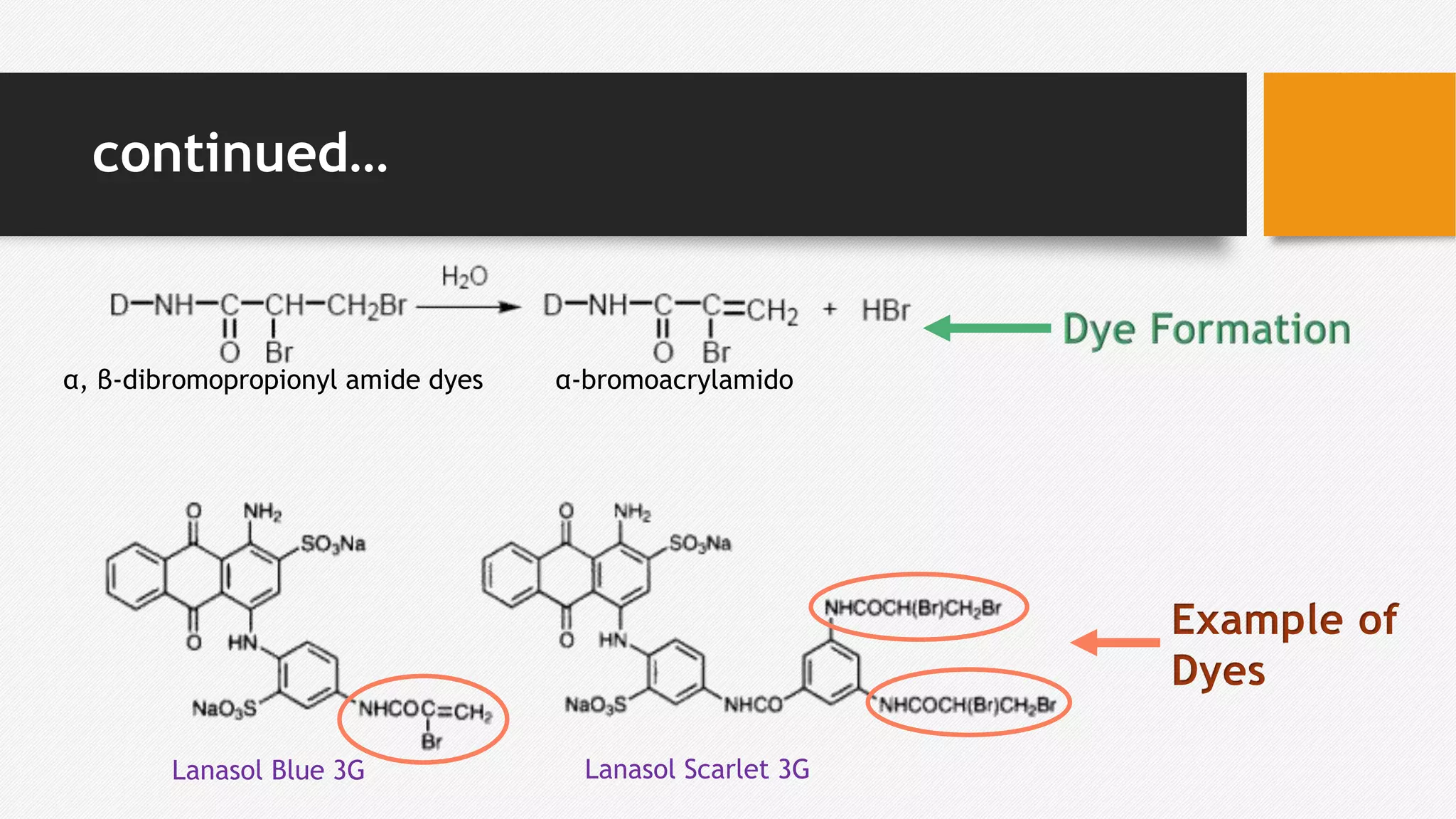 Reactive dyes applicable in neutral and acidic media | PPTX
