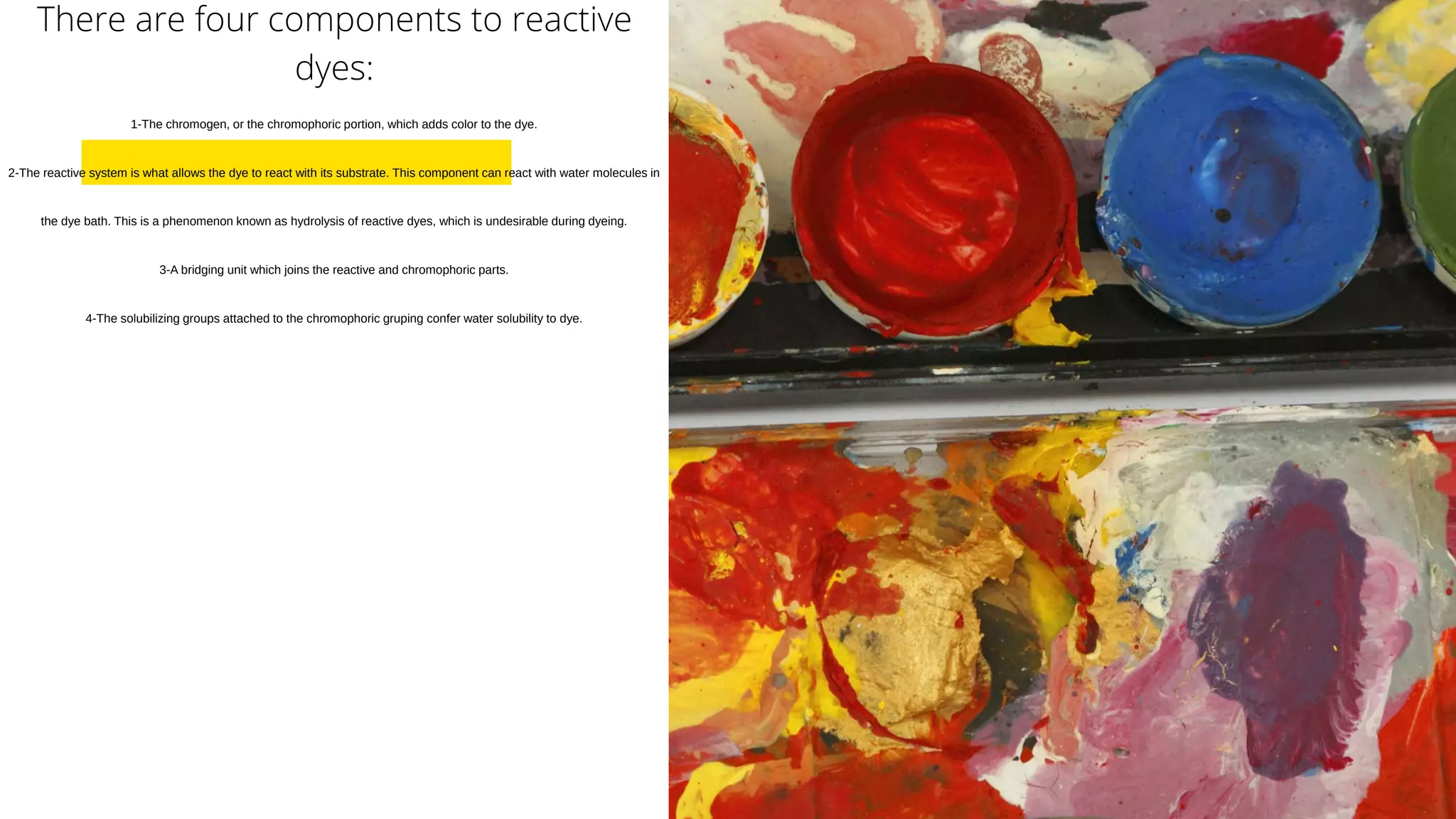 Reactive dyes (printing & dyeing) | PPTX