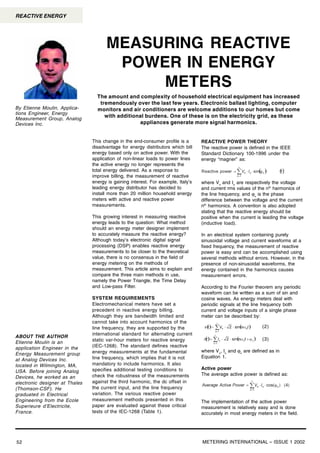 Reactive energy metering | PDF