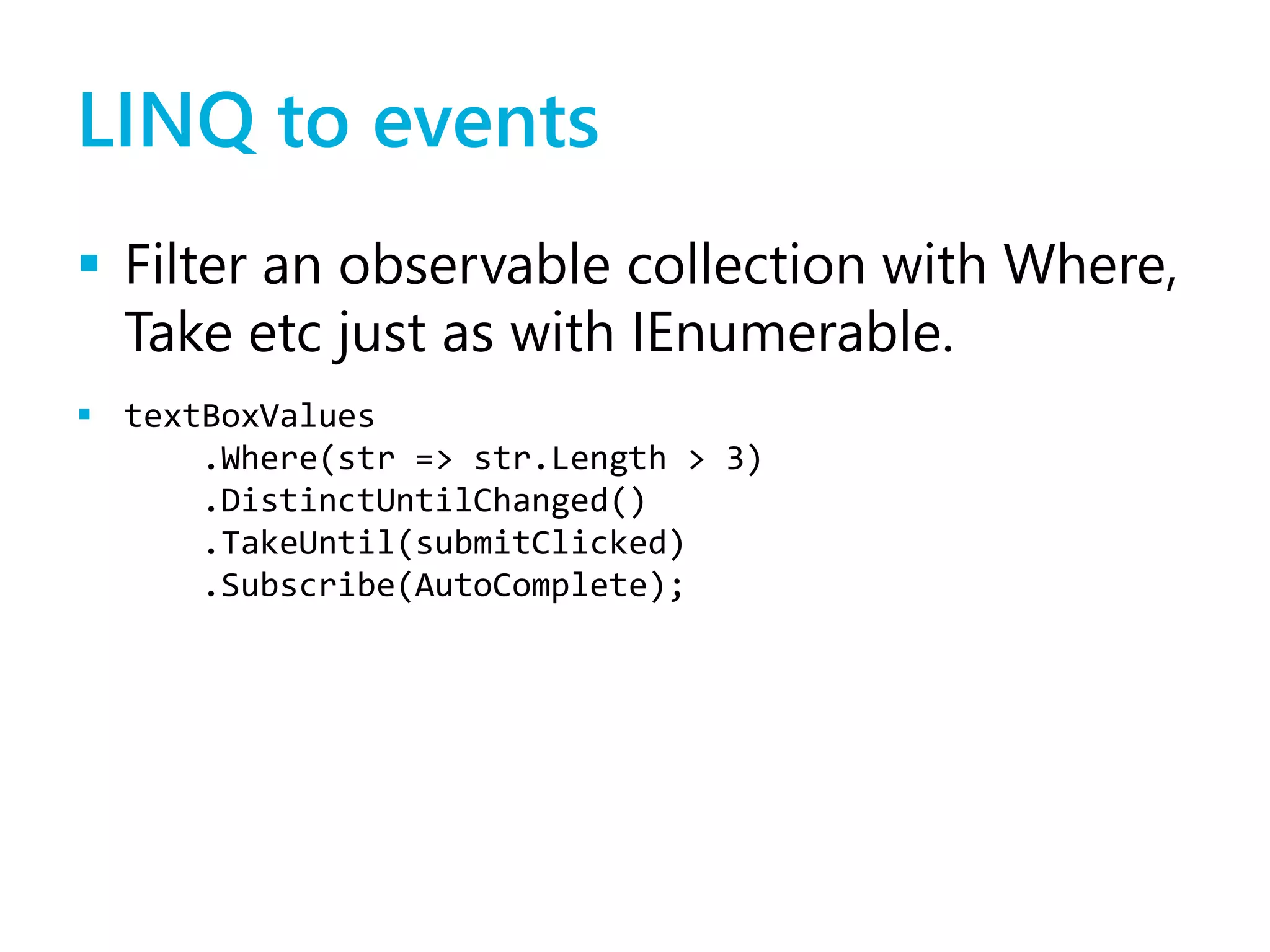 Reactive Extensions (Rx) | PPT