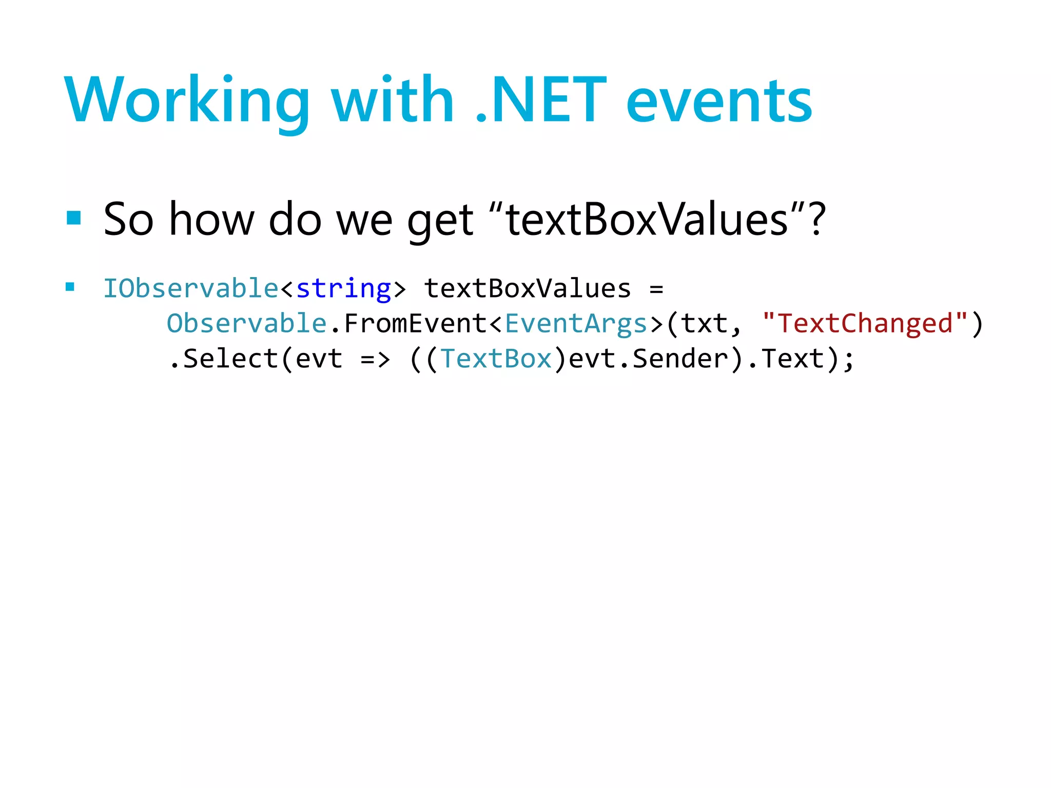 Reactive Extensions (Rx) | PPT