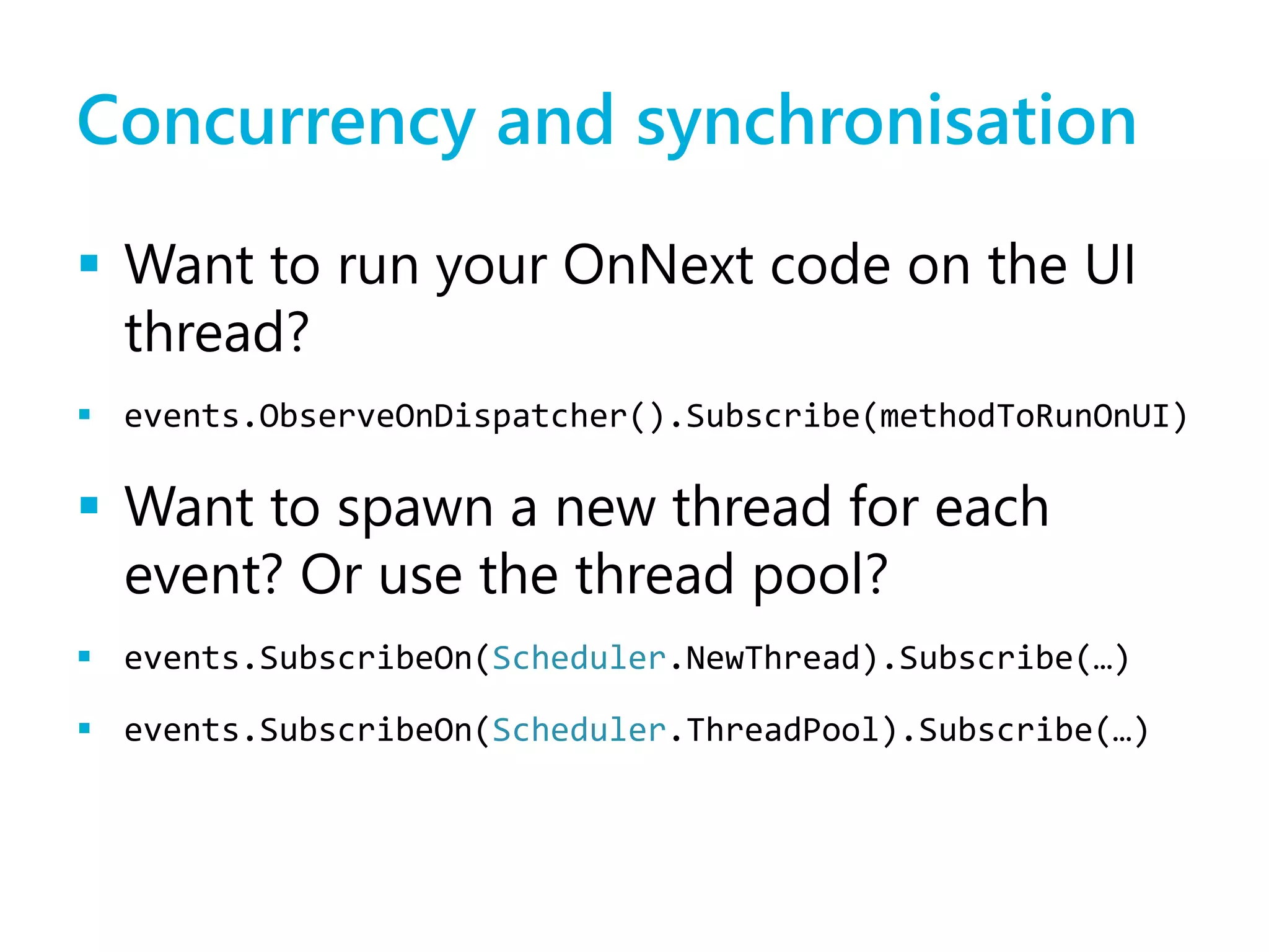 Reactive Extensions (Rx) | PPT