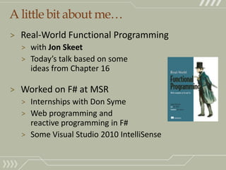 Reactive fsharp | PPTX | Web Development | Internet